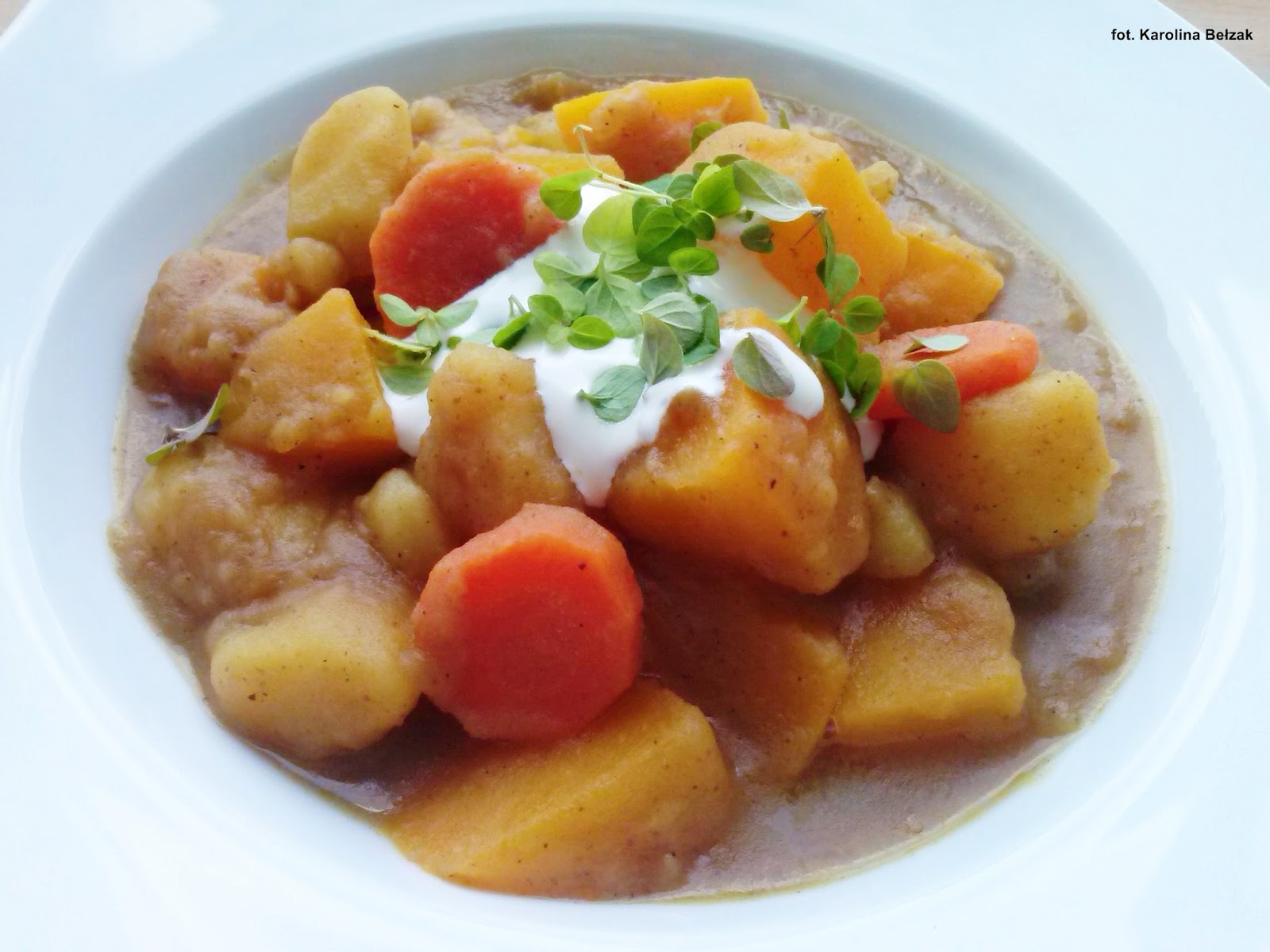 COMMANDARIA: Potrawka z dyni z ziemniakami i marchewką