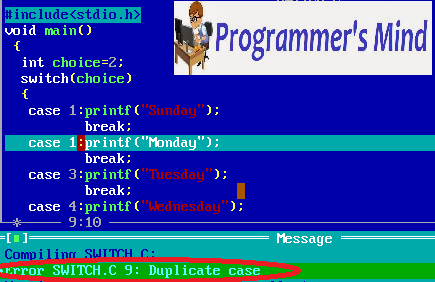 How to use Switch Statement in C - Programmer's Mind - Programmer's Mind