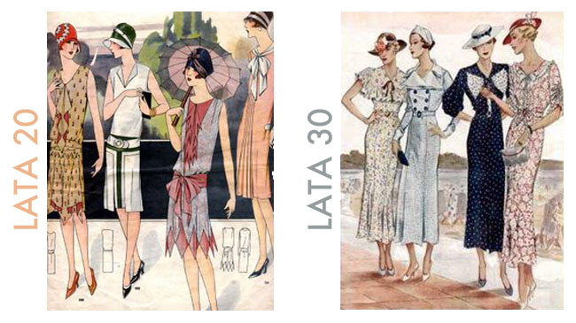 20 i 30: Moda – lata 20, lata 30