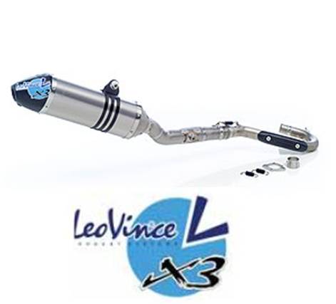 Exhaust for Motorcycle, LeoVince Ti-Tech X3 | Motorcycle Case
