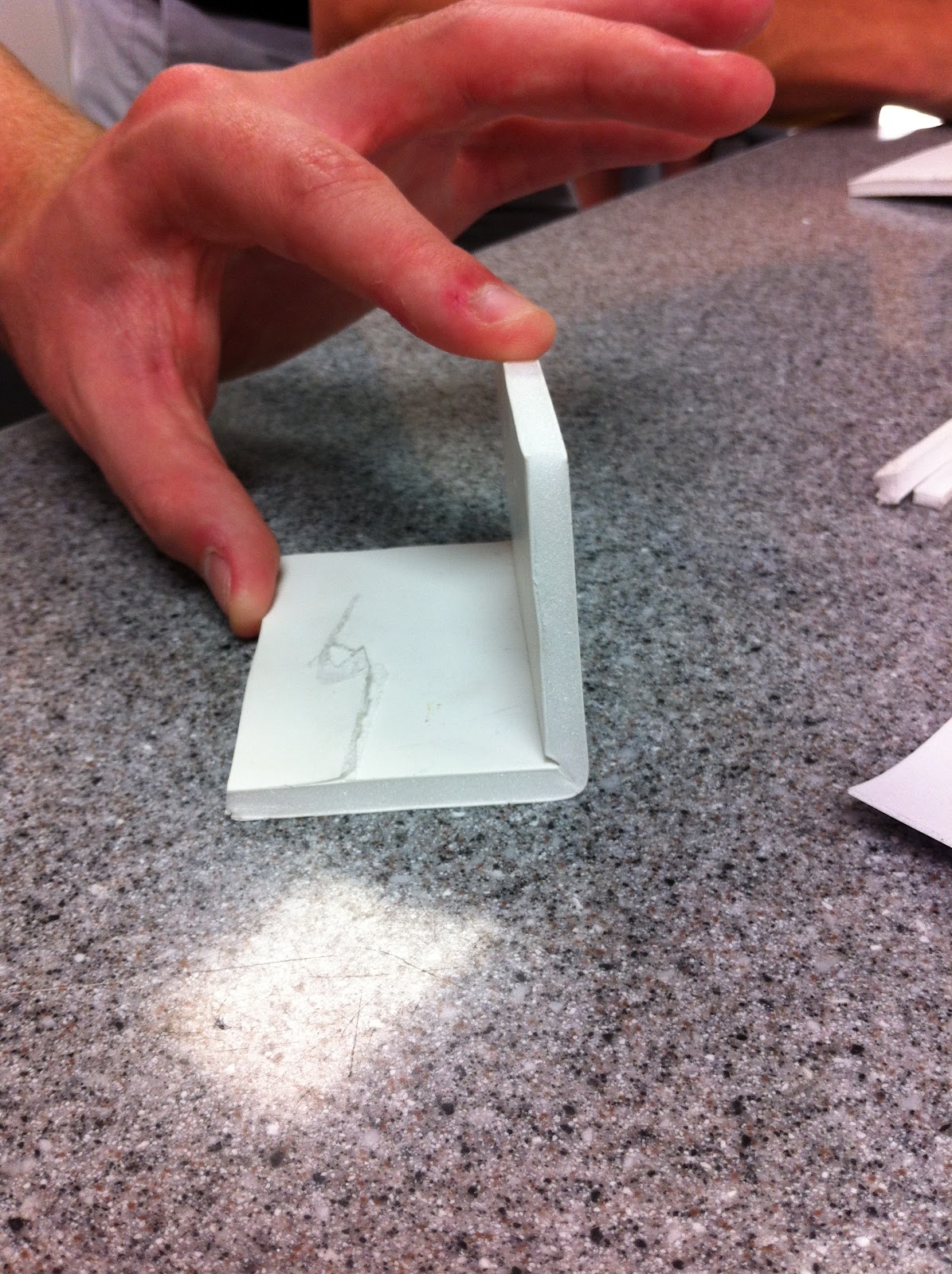 Physical Computing - Berry College - Fall 2012: Lab: Foam Core Construction