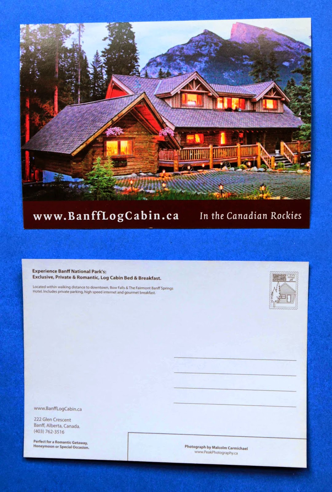 Alpine Peak Photography: Banff Photographer, Banff Log Cabin, Postcards