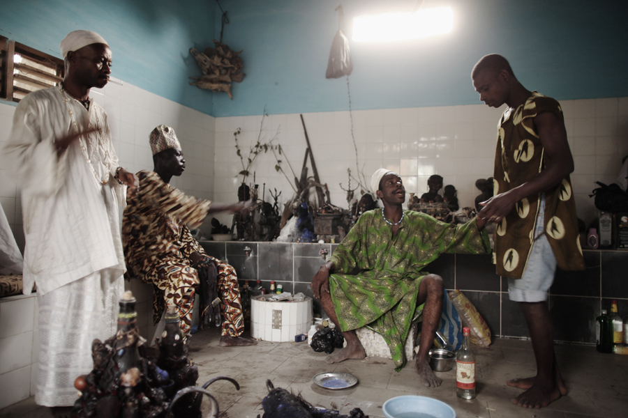 OUIDAH, BENIN - THE BIRTHPLACE OF VOODOO AND THEIR ANNUAL VOODOO FESTIVAL