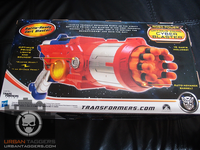 Urban Taggers.: Optimus Prime Cyber Blaster