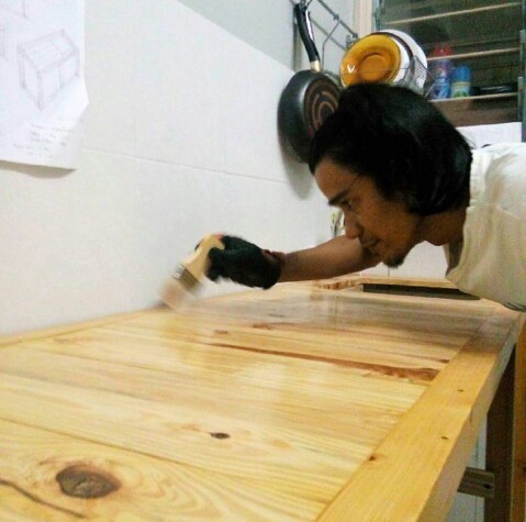 rumahtigapuluh: KABINET DAPUR PALLET - DIY