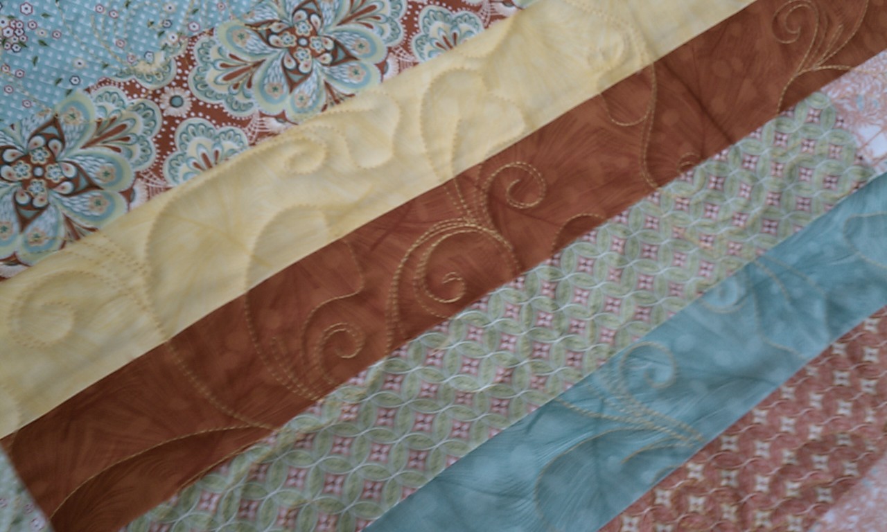 Customer 1600 Jelly Roll quilt finished