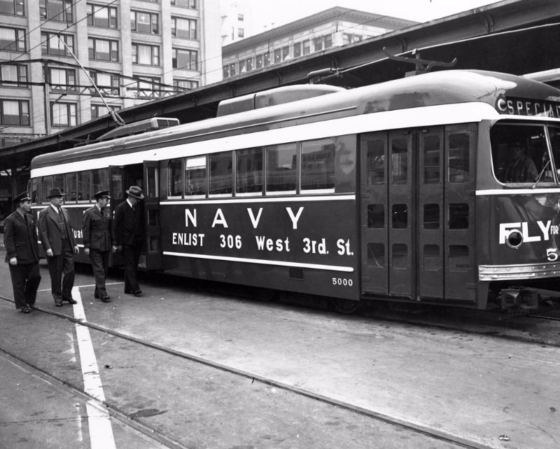 The Pacific Electric During WWII – 37 Historical Photos of the Red Cars ...
