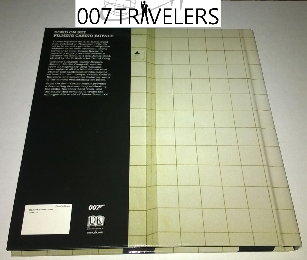 007 Related book: Bond on Set Filming Casino Royale - 007 Travelers
