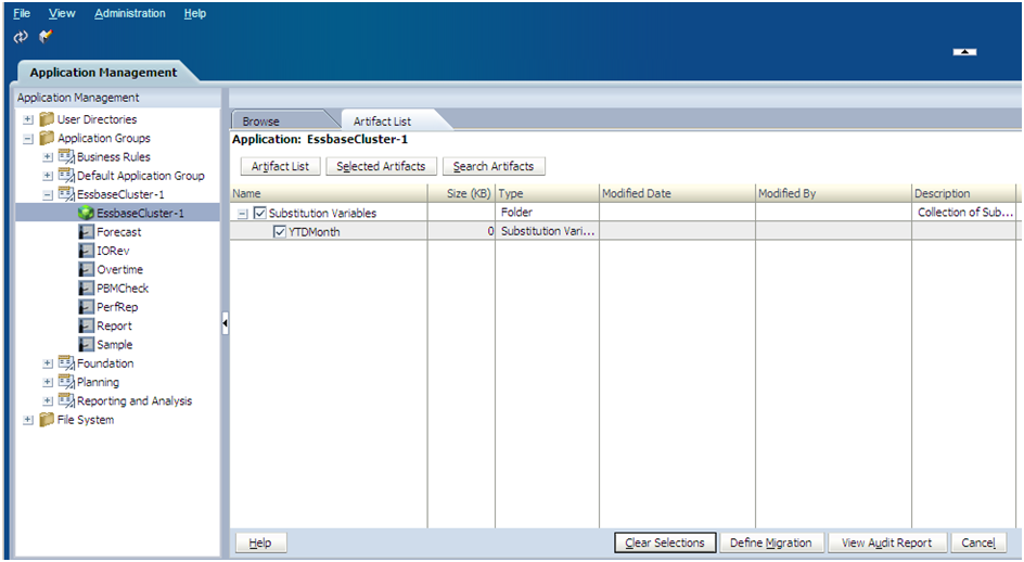Everything Hyperion: Hyperion Life Cycle Management: A migration tool