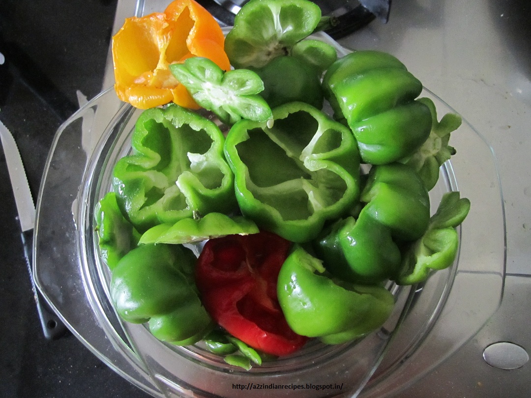 All Marathi Recipes: Stuffed Shimla Mirch