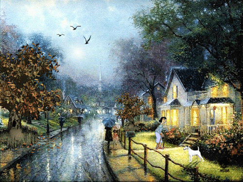 animowanegifkijesiennemireczki: Animowane obrazki i gify - jesienne pejzaże