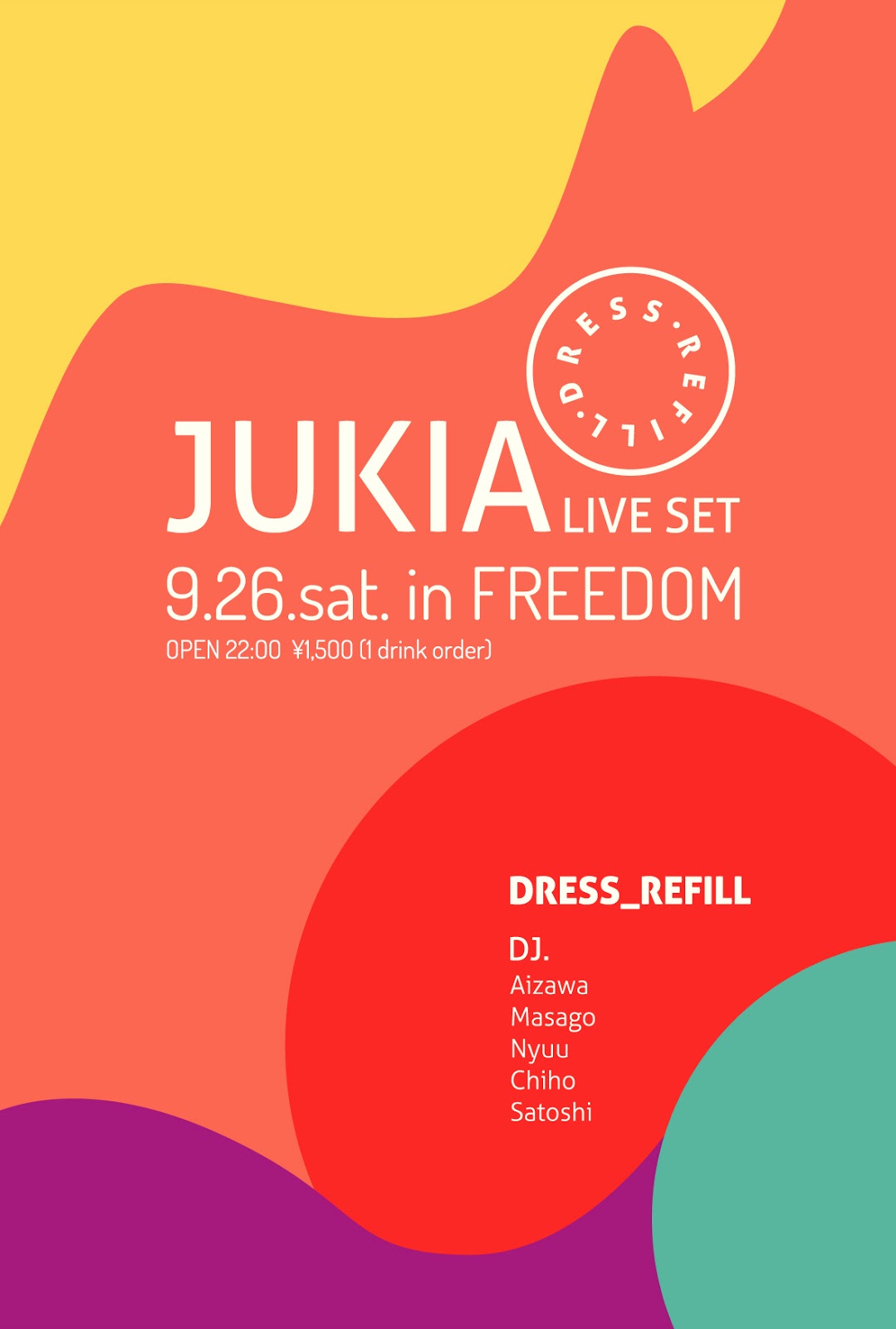 2015.9.26 JUKIA | DRESS × RE:FILL