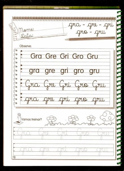 Pedagogas Da Paz Atividade Gra Gre Gri Gro Gru Sílabas Complexas Sílaba Gr