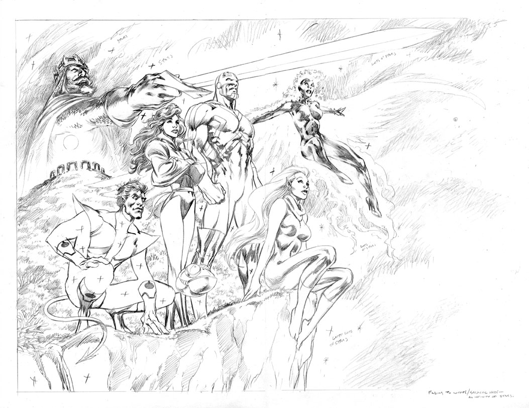 Marvel Comics of the 1980s: 1988 - Excalibur Poster by Alan Davis and ...