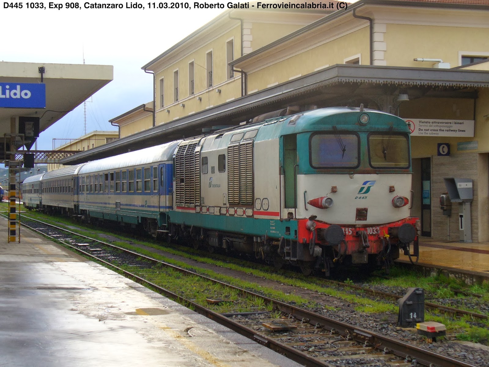 Ferrovie in Calabria...: Riflessioni...notturne!