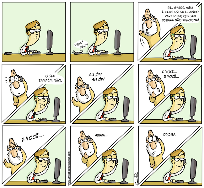 Lar, doce lar.: Tirinhas de humor!