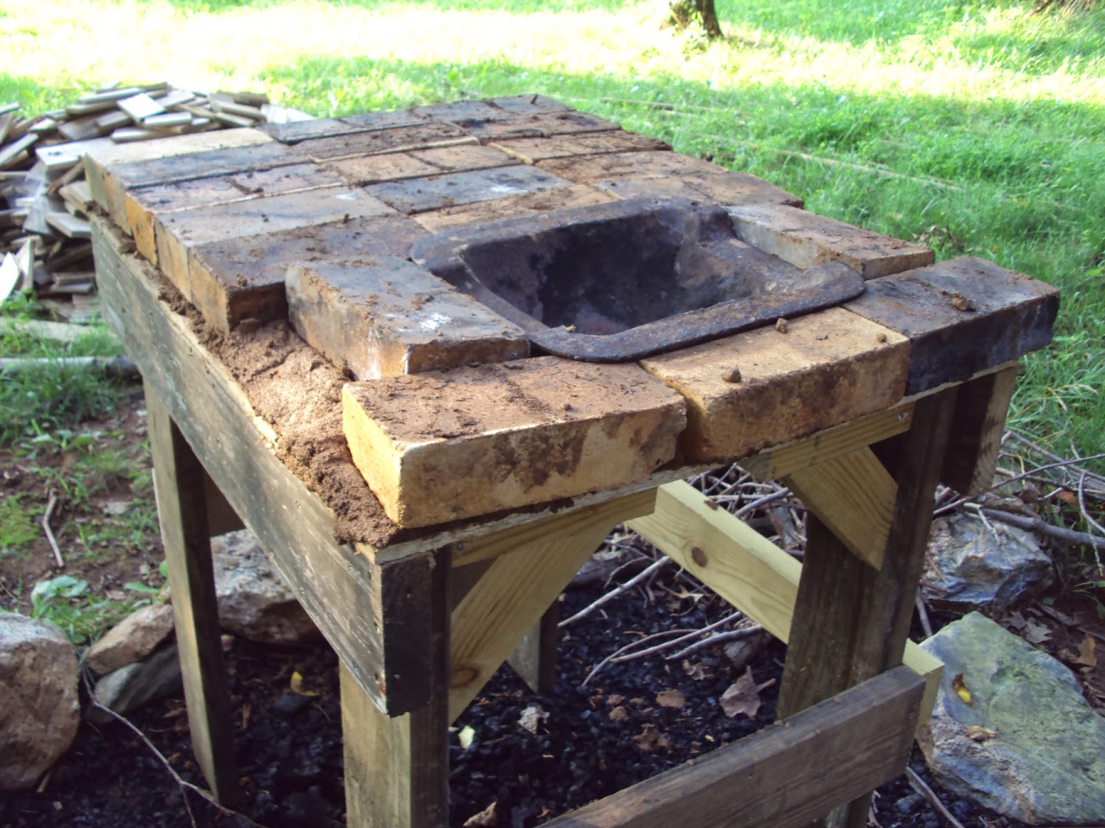 Wooden Forge *picture heavy* - Solid Fuel Forges - I Forge Iron