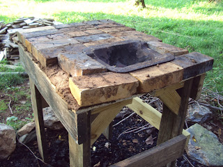 Wooden Forge *picture heavy* - Solid Fuel Forges - I Forge Iron