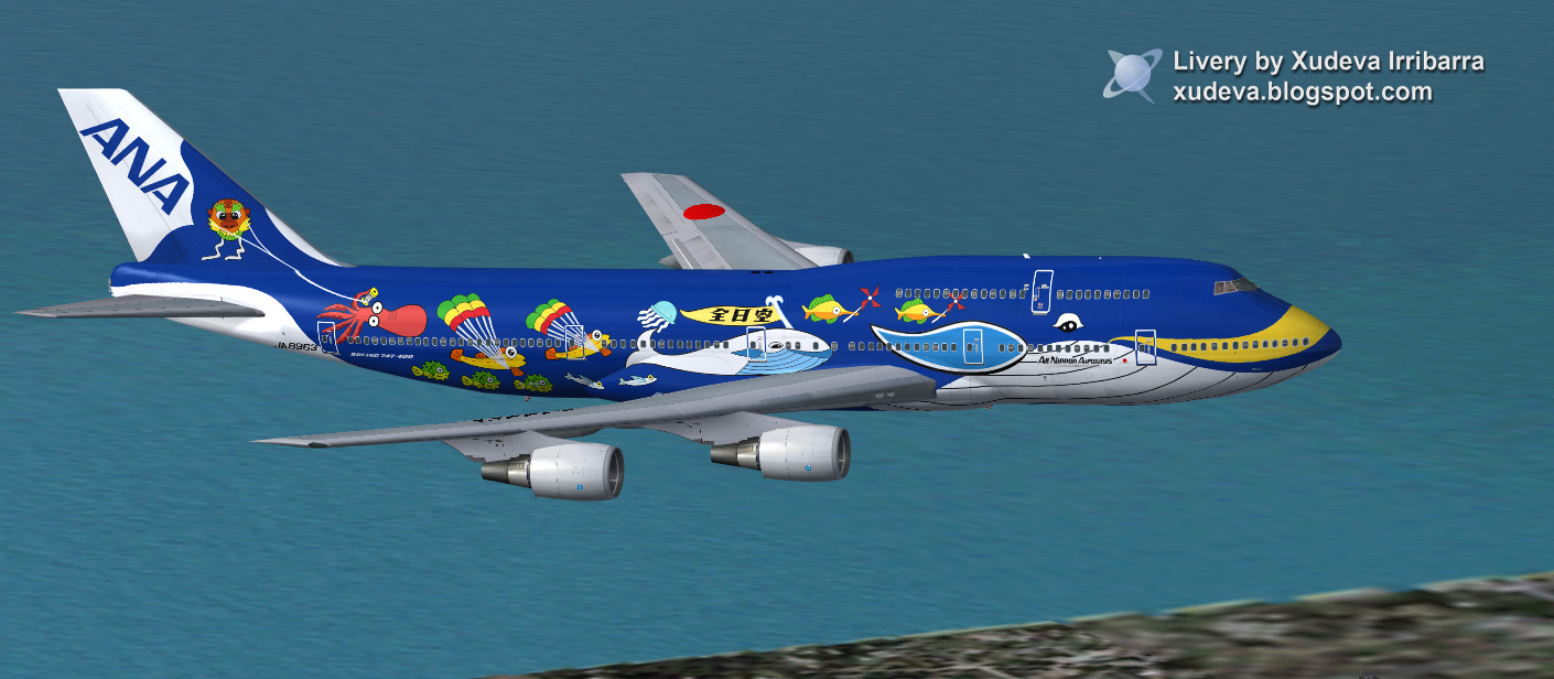 xudeva.blogspot.com: 747-481D All Nippon Airways (ANA) Marine Jumbo