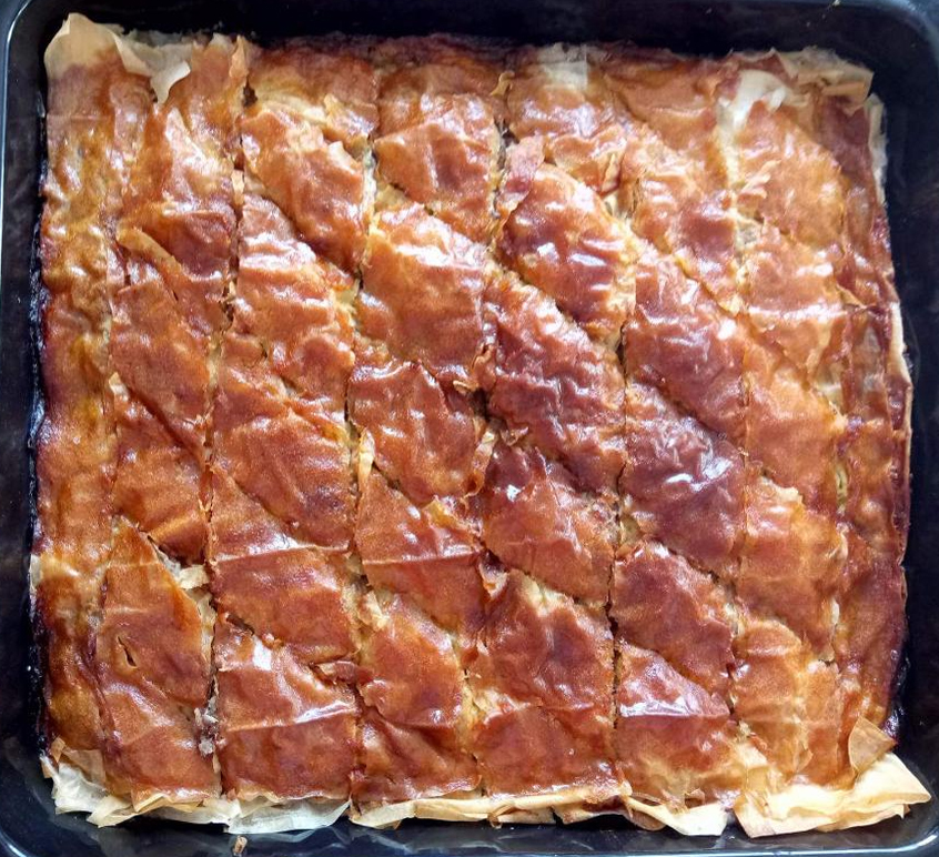 BEST HOMEMADE BAKLAVA WITH FILLING ~ Macedonian Cuisine