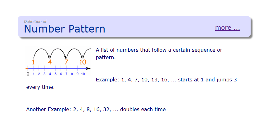 Math Assignment: Sequence & Number Pattern