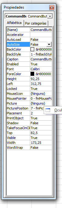 Macros y Formularios en Excel: Boton Commandbutton