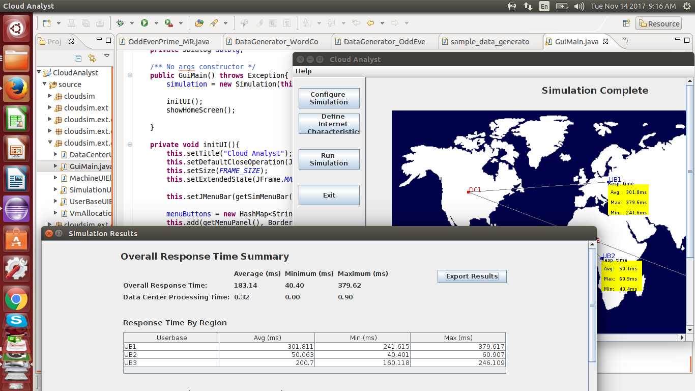 Research & Simulation: Cloud computing