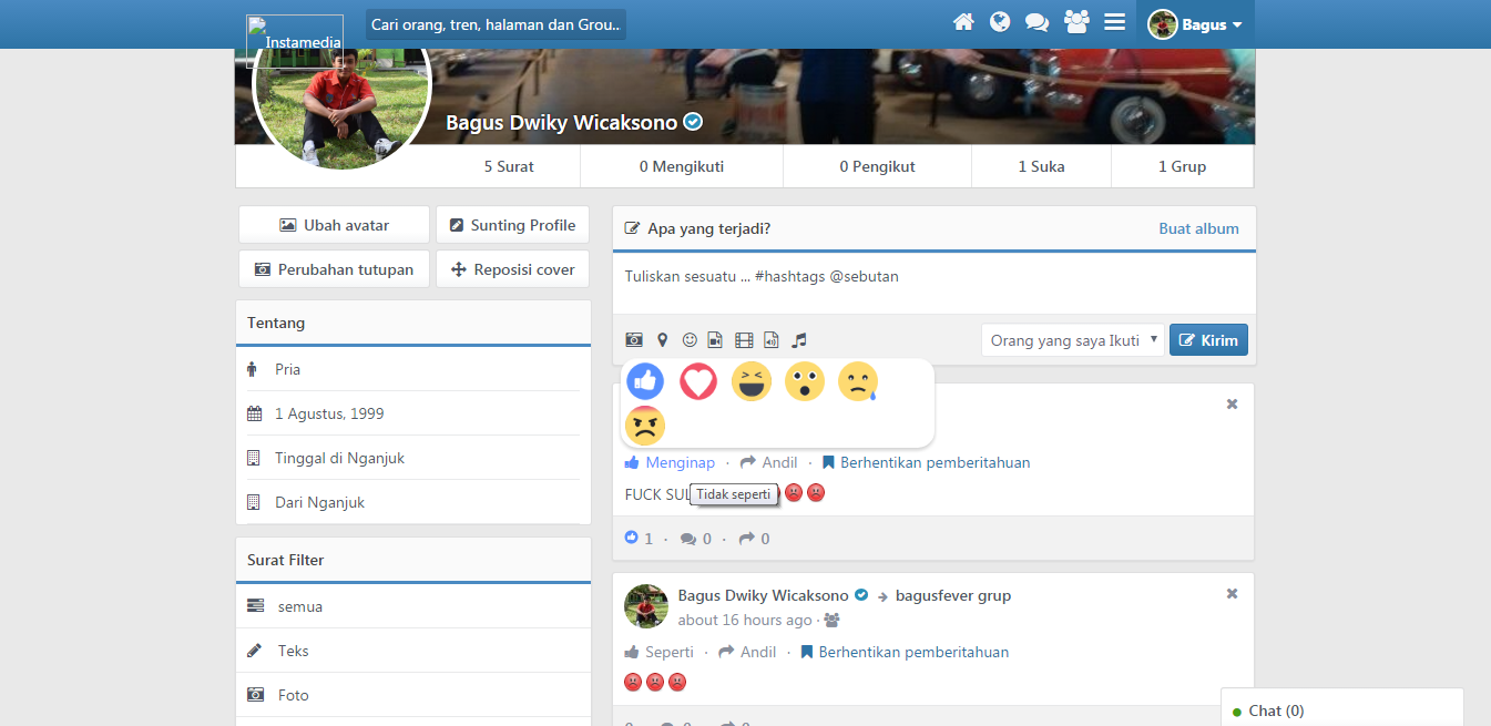 Baru Source Code Aplikasi Sosial Media Php Update Version Full Tube Kitty Blog