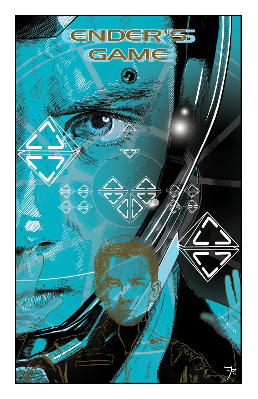 ARTOF7R: ENDERS GAME ART POSTER LIMITED RUN OF 25 SIZE: 11X17