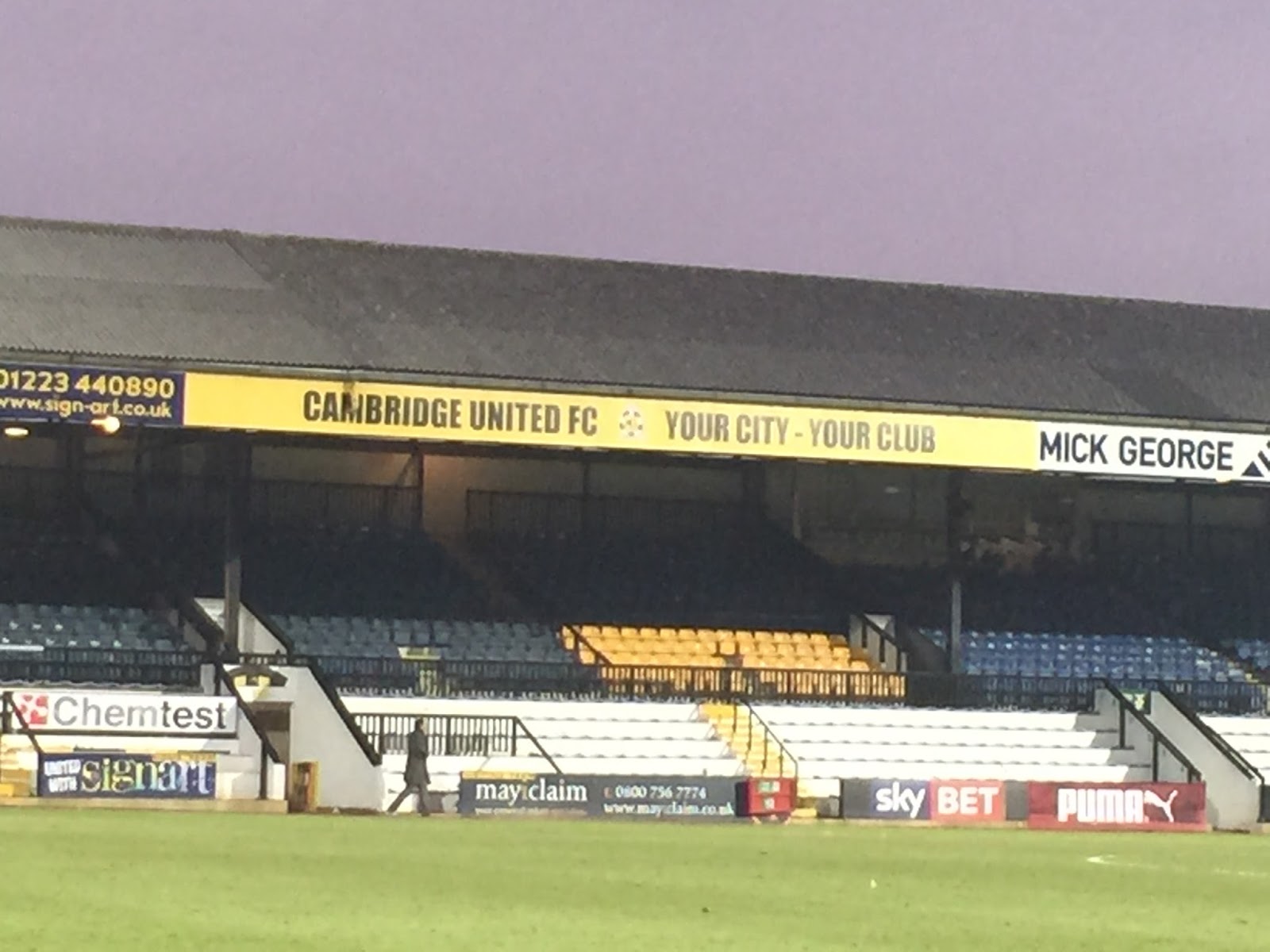 The Wycombe Wanderer: Cambridge United - The Abbey Stadium
