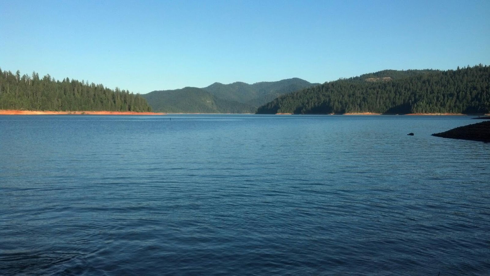 Wes' Travels to California Lakes: Trinity Lake - Trinity County, California