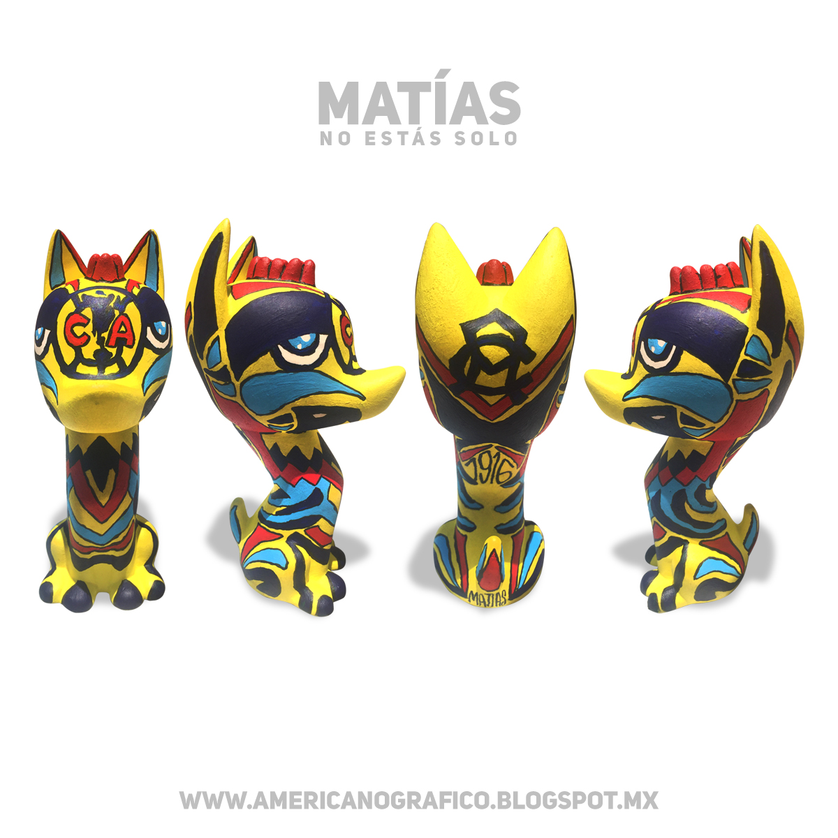 AMERICAnografico: Xico Mascota - Matías - Club América