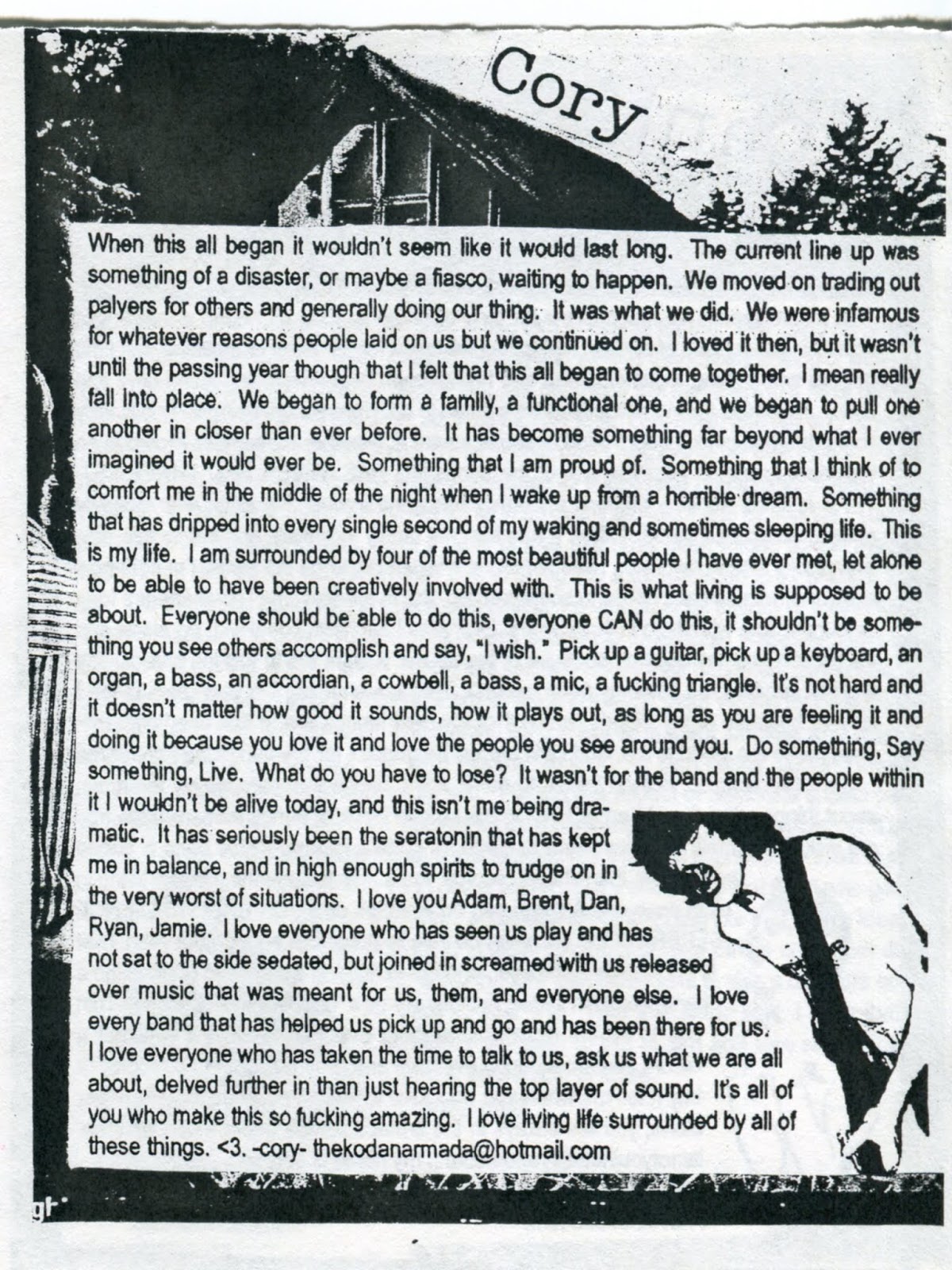 screamo scans: kodan armada/montcalm split (2003)