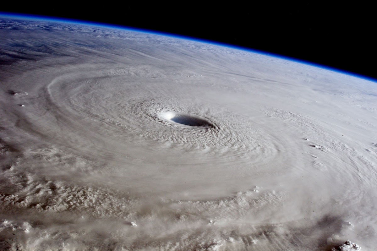 International Space Station over 2015 Super Typhoon Maysak | Earth Blog