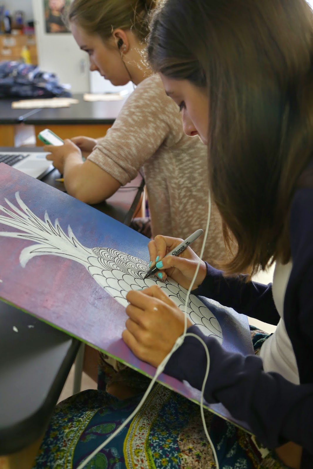 Grauer Art: Mixed-media drawing projects, 8th Grade Art