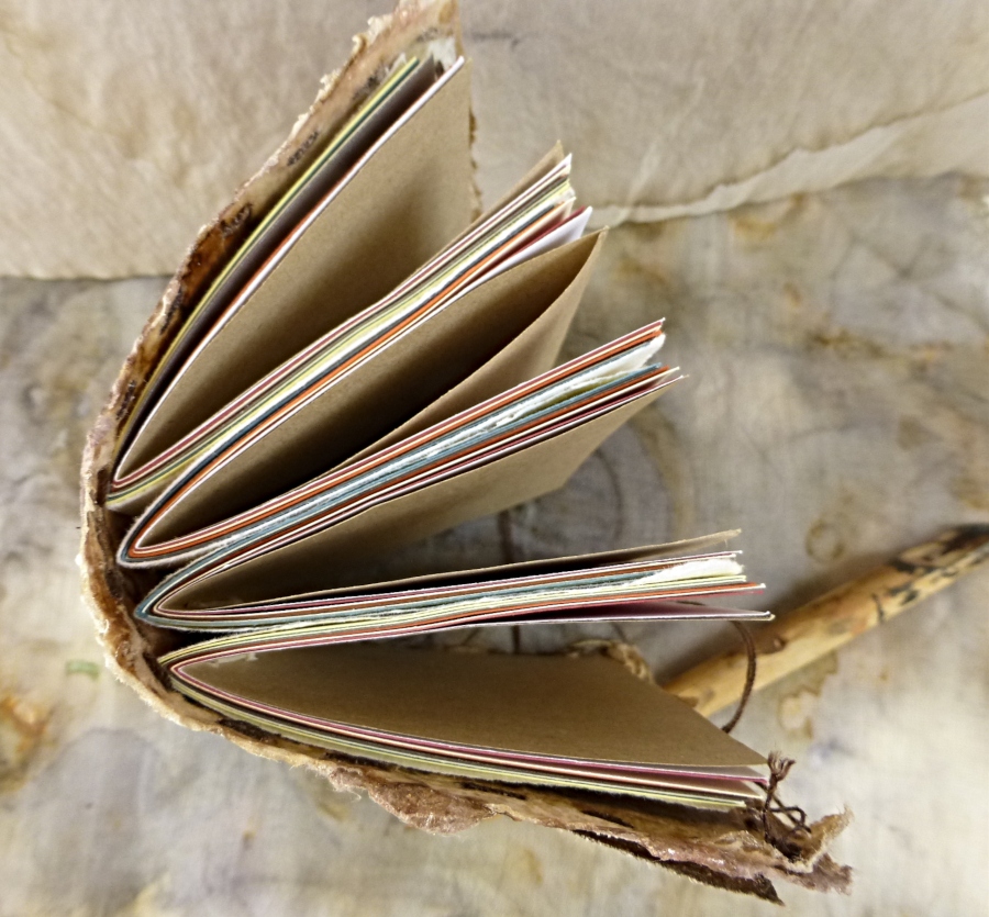 An Art Adventure Handmade Book with Acrylic Wax by Lynne Moncrieff ...