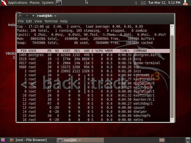 Comandos Básicos Backtrack