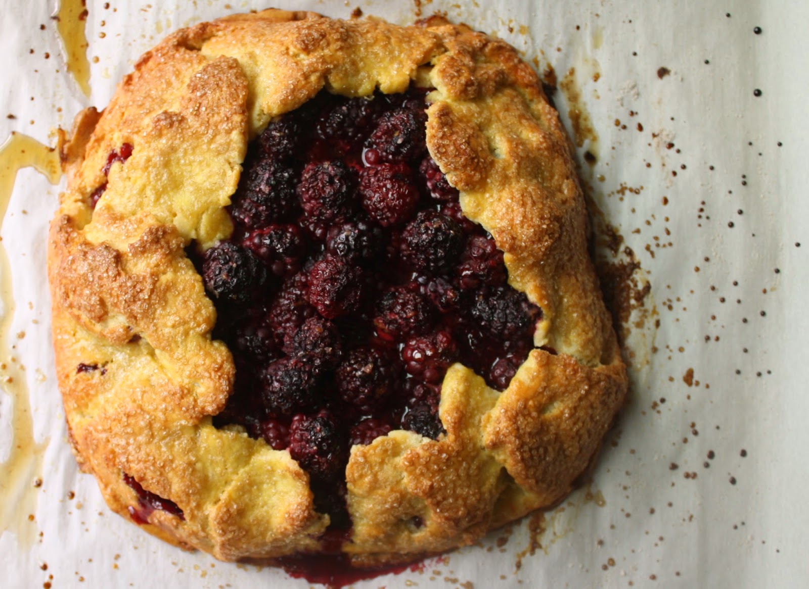 arielle clementine: Blackberry Crostata with Cornmeal Crust (Gluten and ...