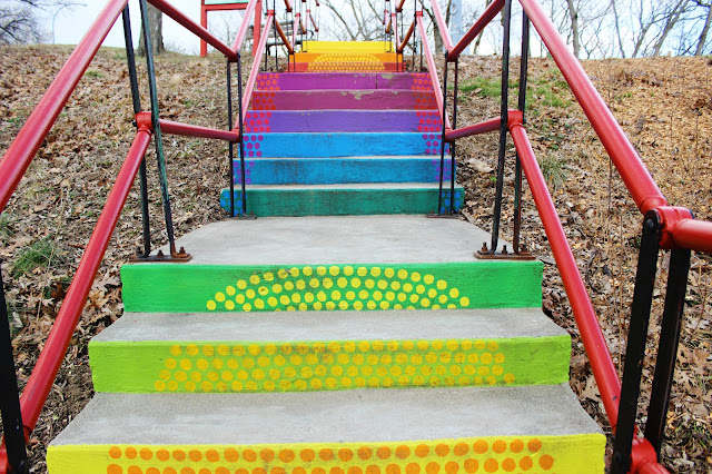 Sink Into The Sea: Colorful Steps