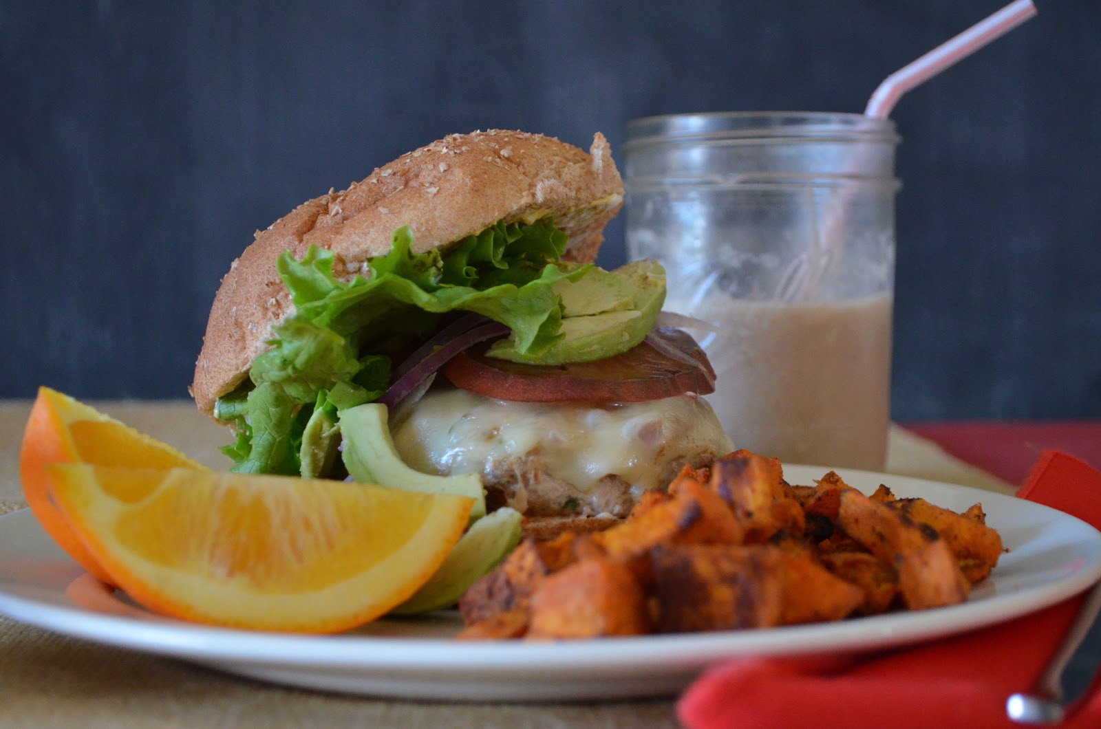 The Cyclist's Wife: Dinner Makeover {Cheeseburger, Fries + Shake}