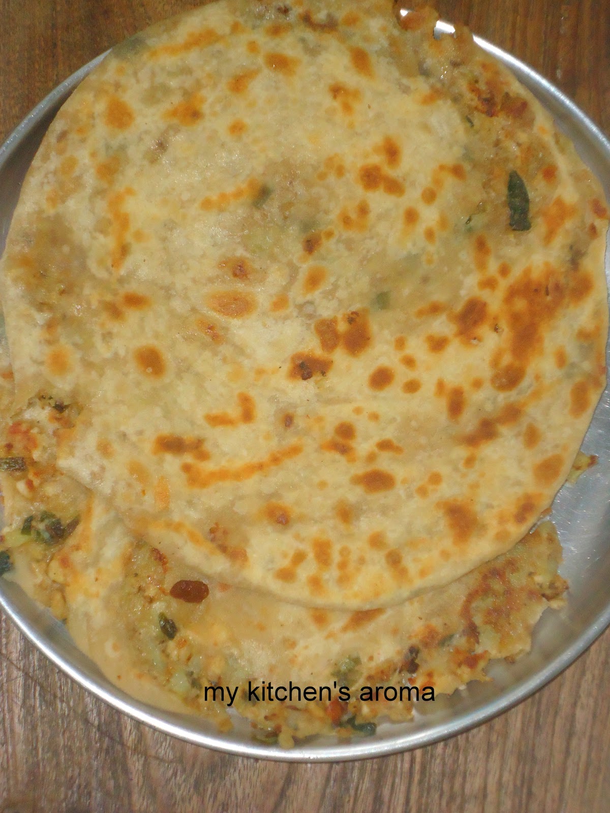 My Kitchen's Aroma: Pizza Paratha