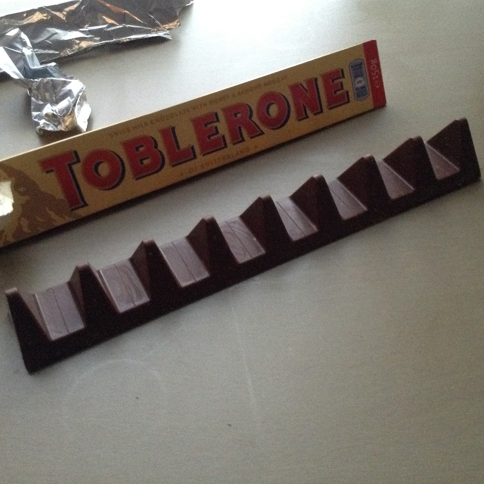 Toblerone Milk Chocolate Review: new shape change!
