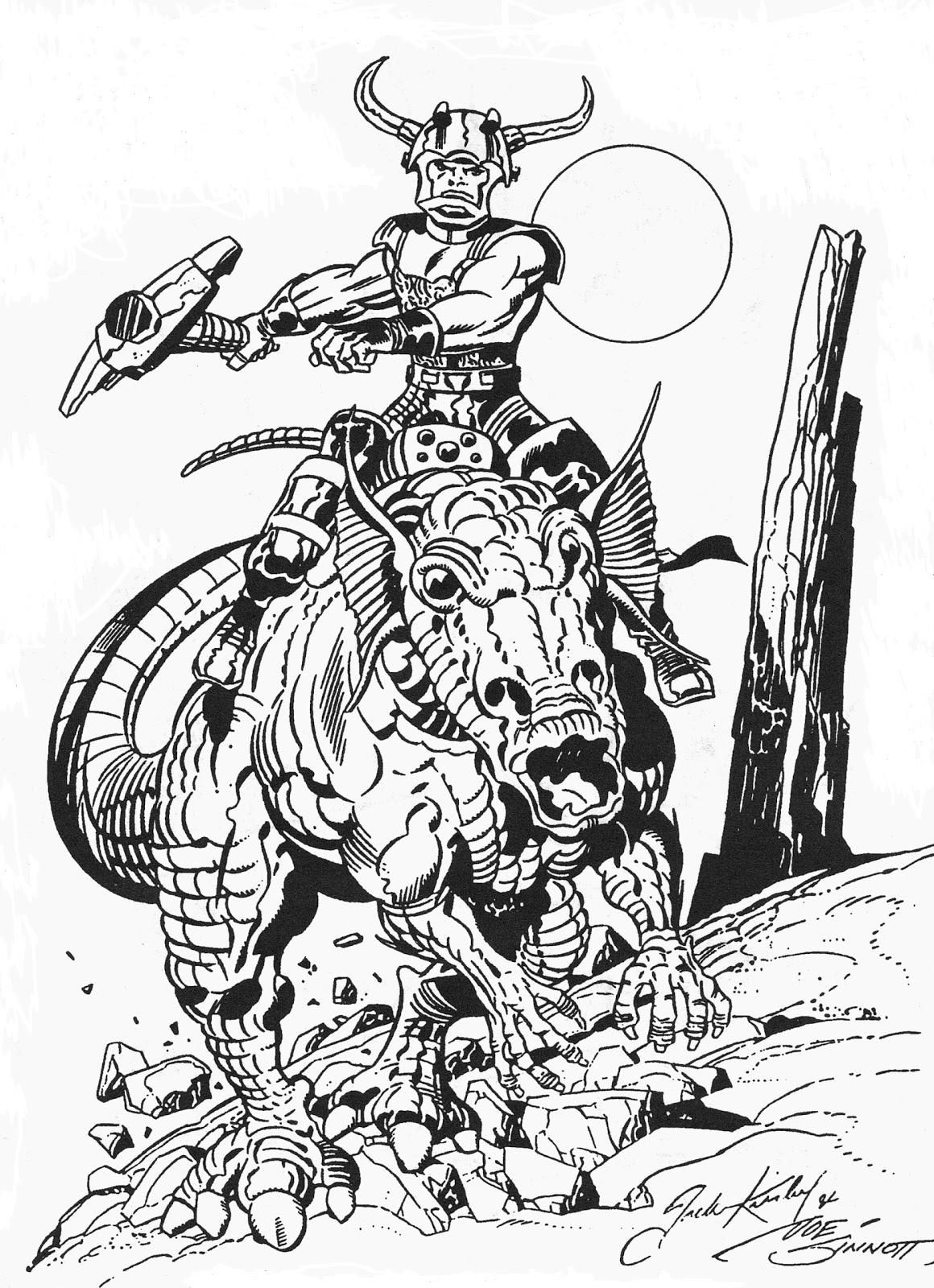 Capns Comics Nostalgia Journal Cover By Jack Kirby And Joe Sinnott