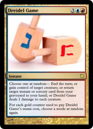 Goblin Artisans: Chanukah Present of the Day - Gelt and Dreidel Game