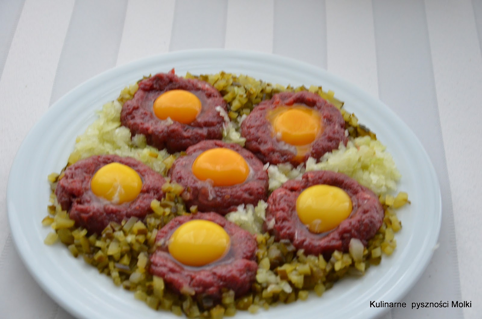 Tatar z wołowiny | Kulinarne pyszności Molki