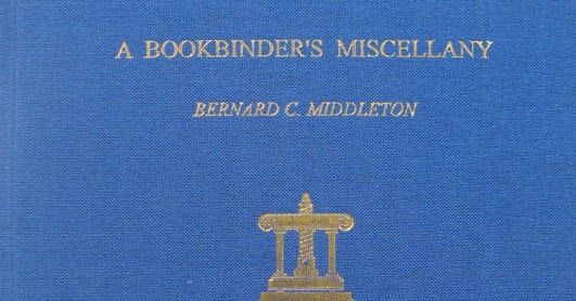 Book Arts Web and Bonefolder Extras: A Bookbinder’s Miscellany