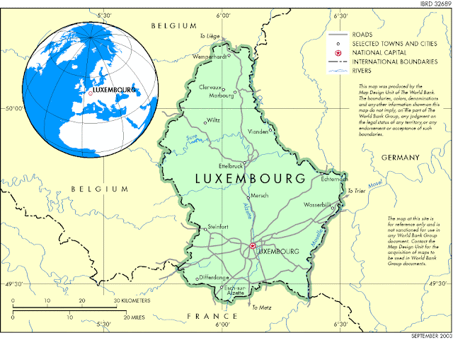 MAPS OF LUXEMBOURG