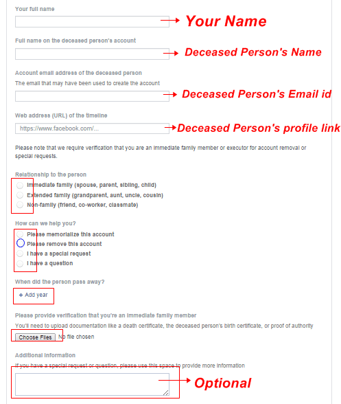 How to Memorialize or Remove a Dead person’s Profile on Facebook ...