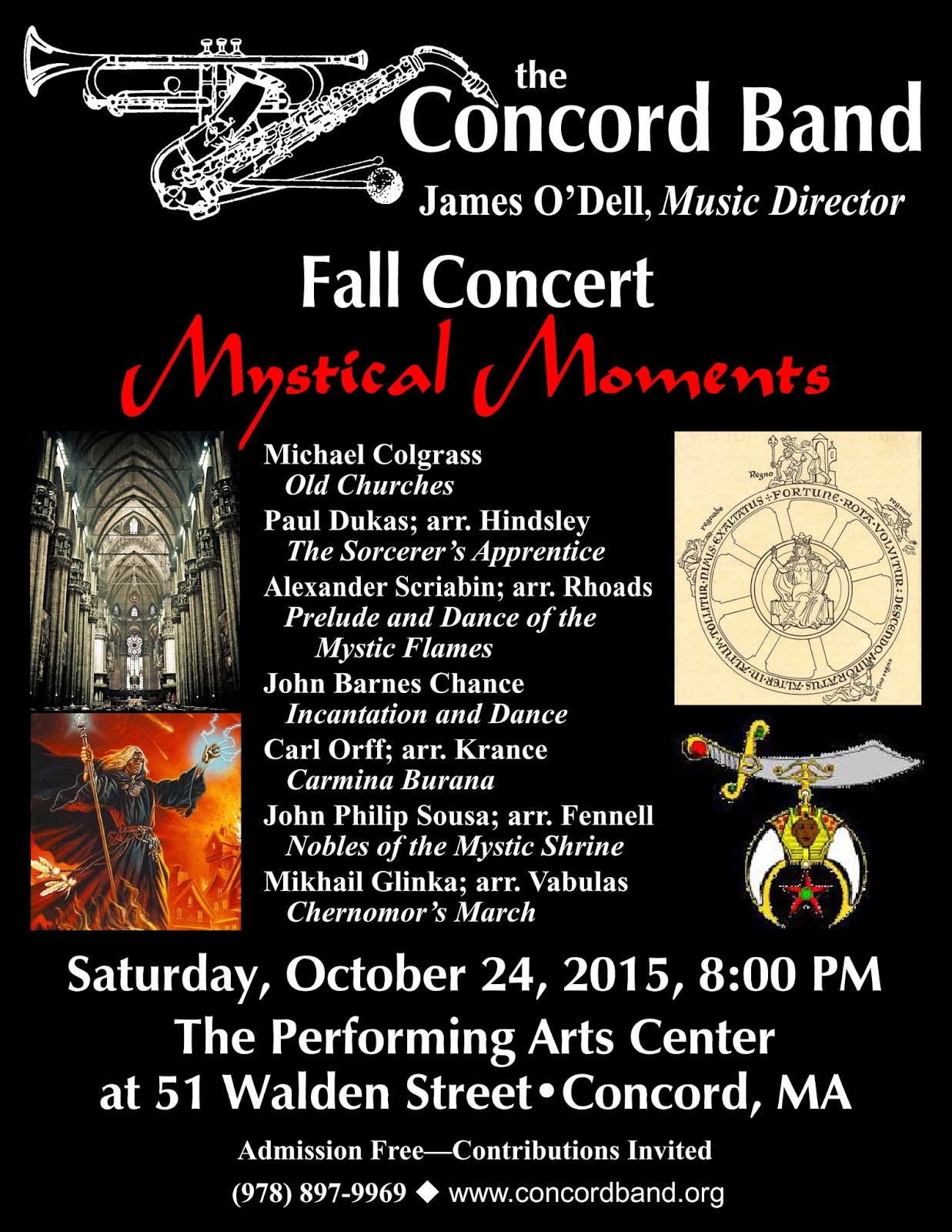 The Concord Band: Concord Band Begins 57th Season with "Mystical Moments"