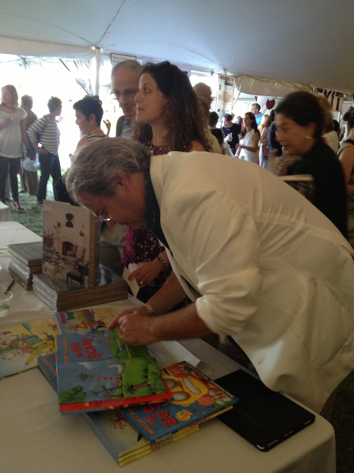 Michael Paraskevas: Sketchbook: Authors' Night in East Hampton